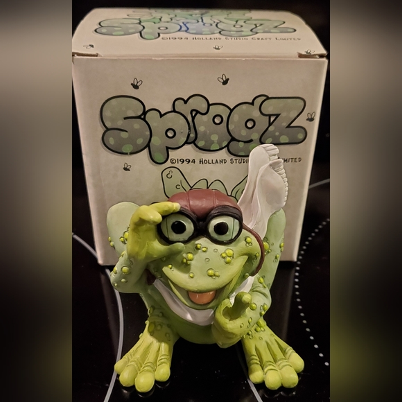 Sprogz | Other | Sprogz Collectible Frog Figurine Jump Jet | Poshmark